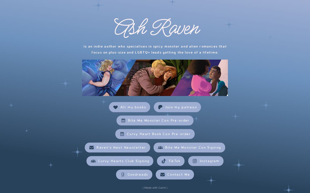Author Ash Raven Carrd